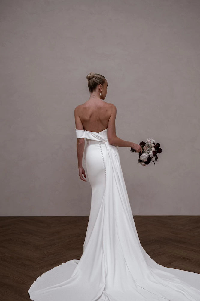 Made With Love Rhode Curve Wedding Dress | Designer Bridal