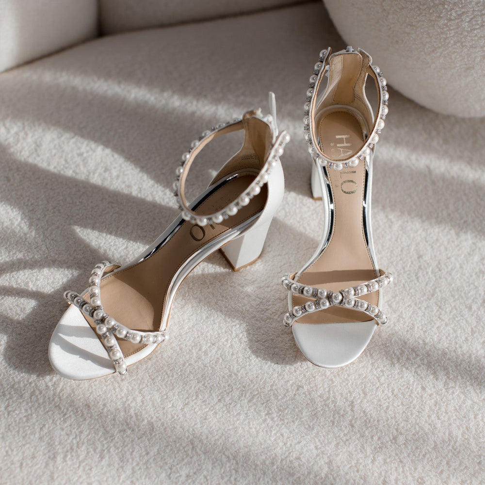 Block Heel Wedding Shoes Guide | Brides Block Heel Shoes from Marrime