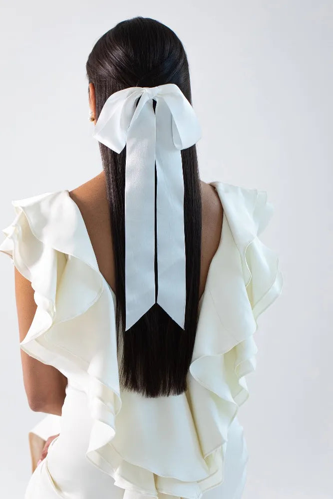 Jennifer Behr Darla Hair Bow Barrette | Brides Hair Bow